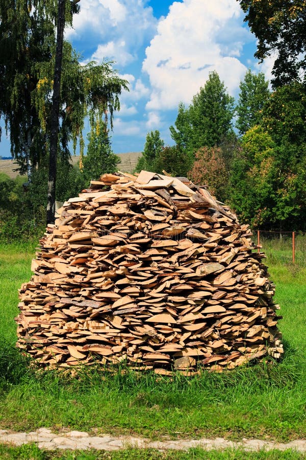 Stack of firewood stock image. Image of environment - 131886765