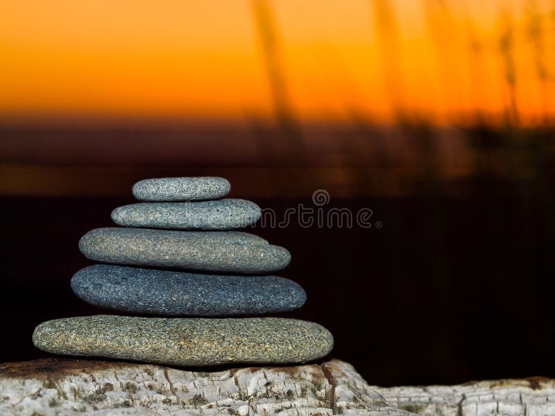 Stack of Five Flat Rocks stock photo. Image of color - 26407006