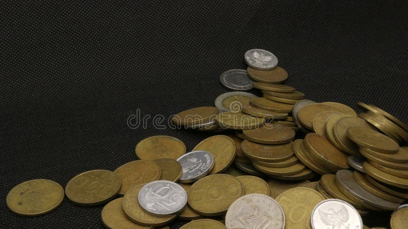 Stack of Five Hundred Rupiah Yellow Indonesian Coins Stock Image ...