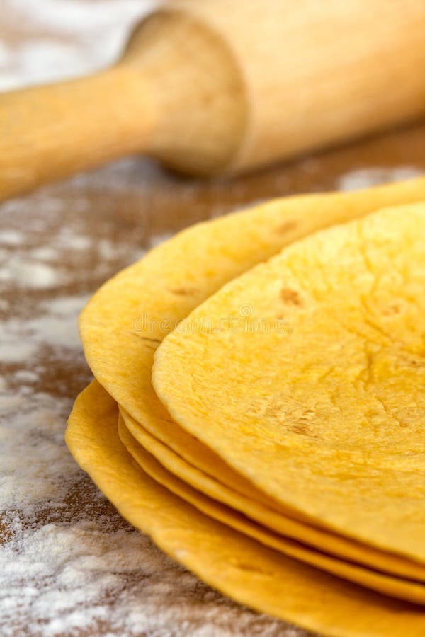 Stack of Flour Tortillas stock photo. Image of masa, flatbread - 39300140