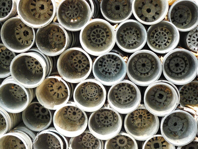 Stack of flower pots stock photo. Image of herb, hobby - 89627040