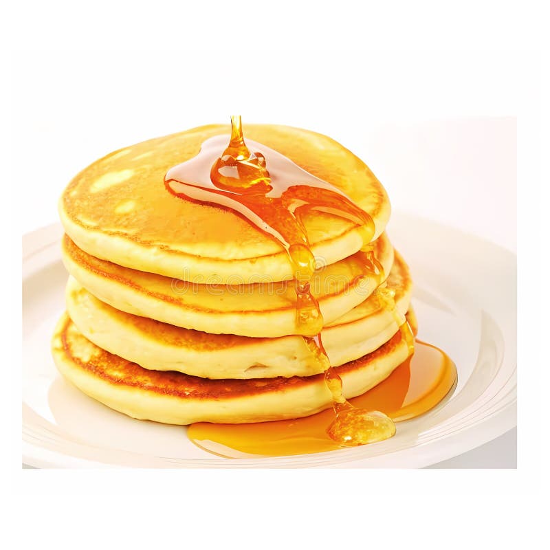Fluffy Pancakes Vector Graphic Stock Vector - Illustration of vector ...