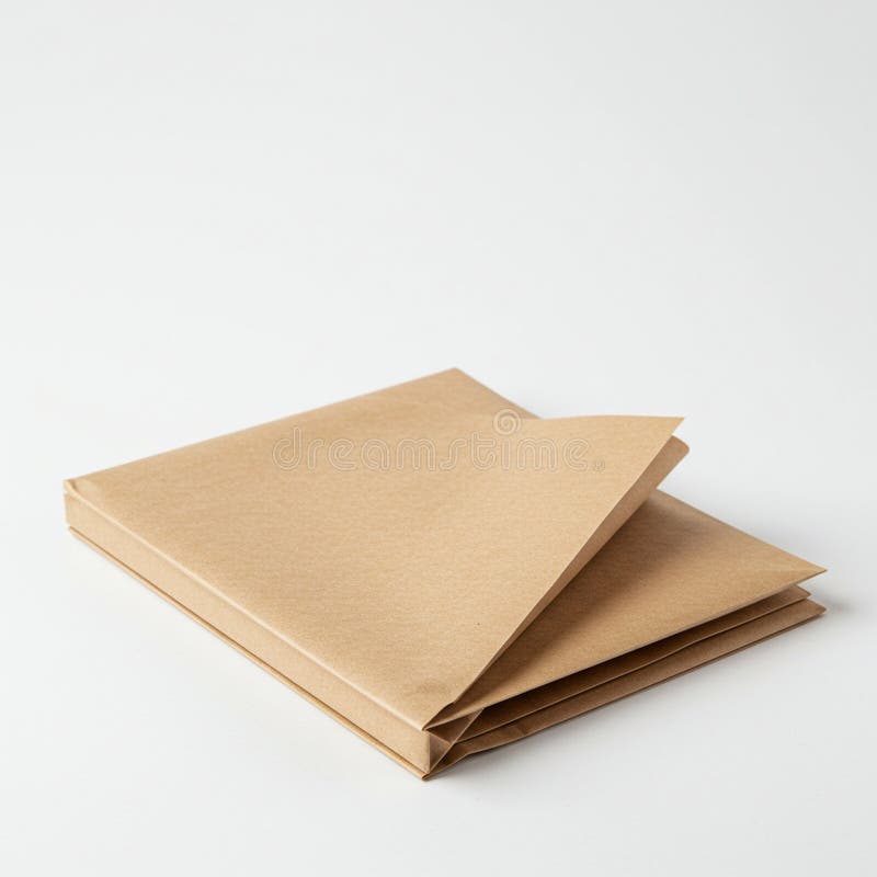 Folded Brown Kraft Paper Stock Illustrations – 1,986 Folded Brown Kraft ...