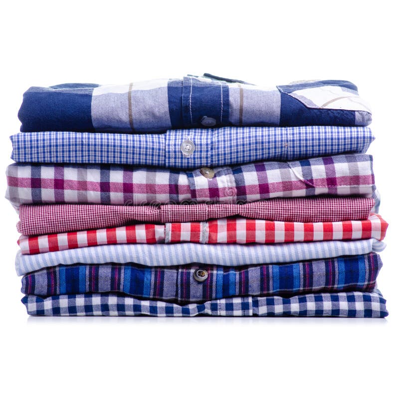 Stack Folded Colorful Clothing Summer Stock Image - Image of casual ...