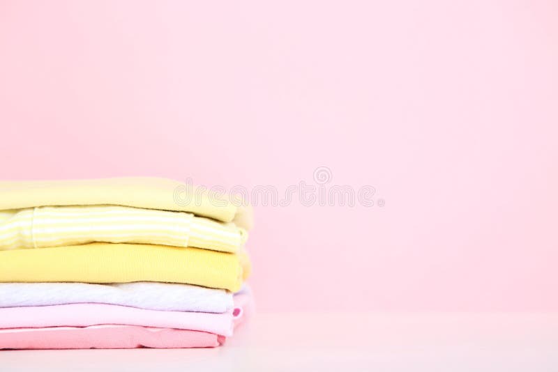 Folded clothes stock photo. Image of clothing, group - 132678530