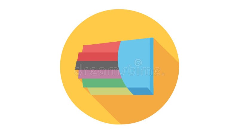 Stack of Folded Fabrics or Towels Icon, Vector Design Generative AI ...