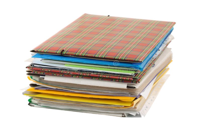 Stack Of Folders Picture. Image: 3712953