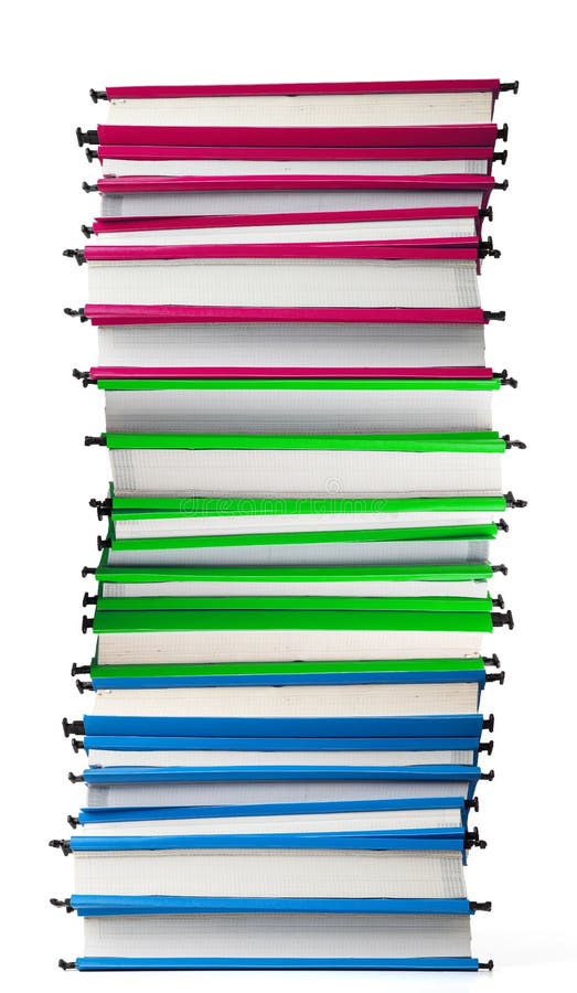 Stack of folders stock photo. Image of office, accounting - 32224622