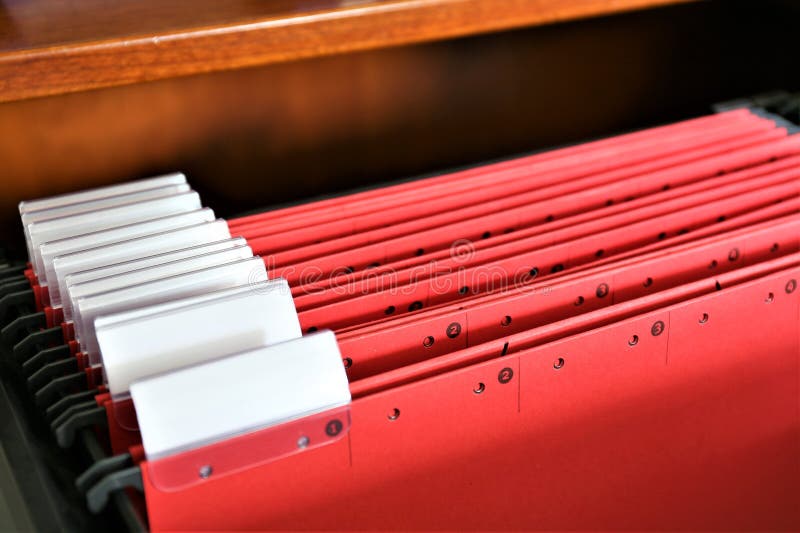 Stack of folders stock image. Image of diary, writing - 206461849