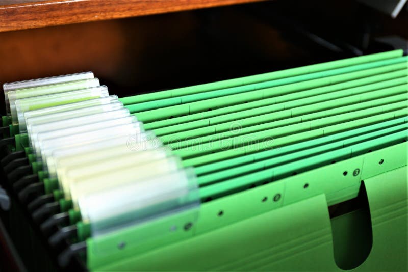 Stack of folders stock image. Image of folders, blank - 206461845