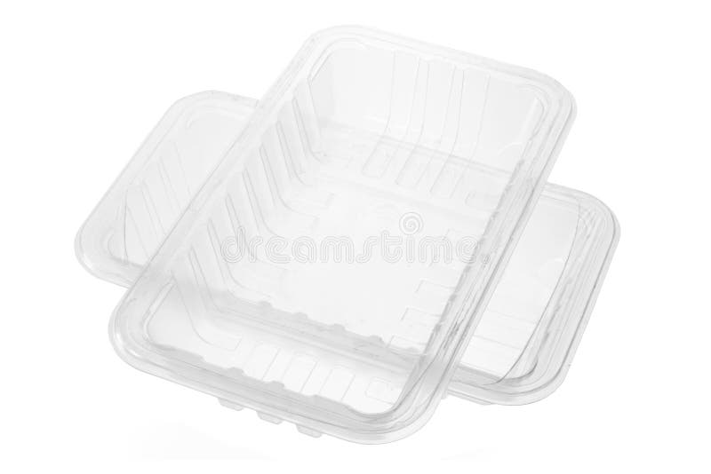 Stack of Food Trays stock image. Image of rectangle, polystyrene - 66791885