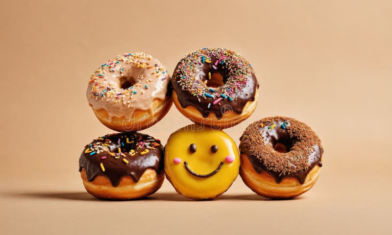 Smiley Donuts Stock Illustrations – 72 Smiley Donuts Stock ...