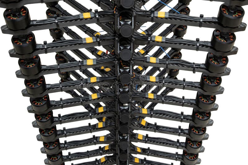 A Stack of Fpv Body Drones with Four Engines and Frontal Cameras. Each ...