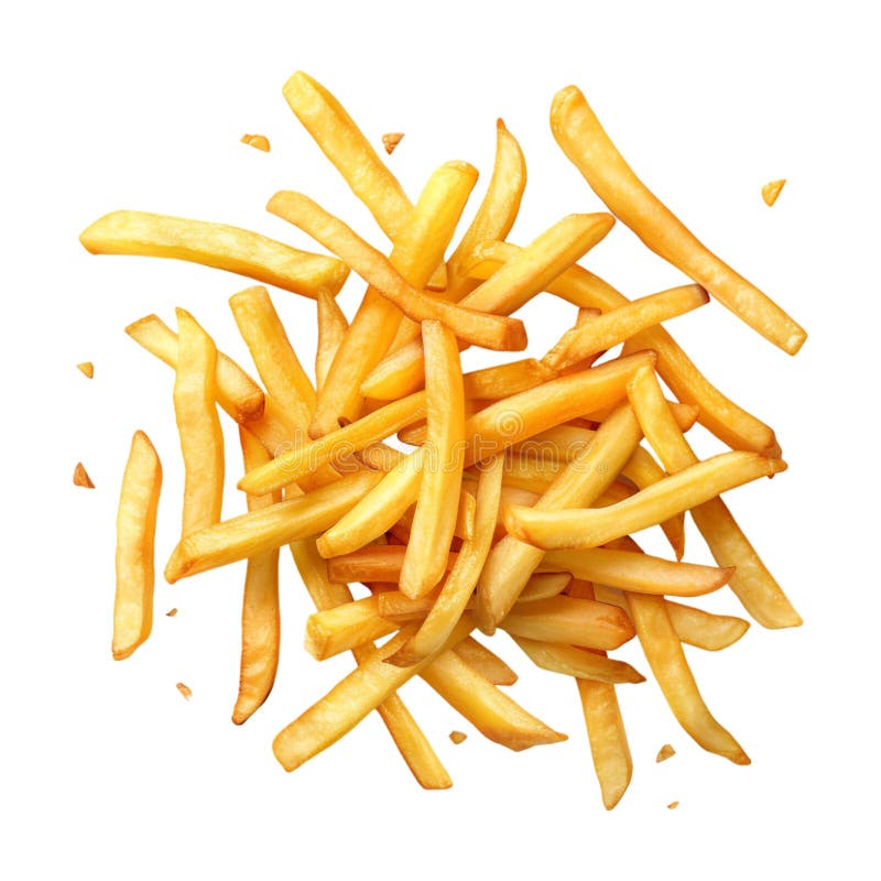 Stack of French Fries on Transparent Background - Ai Generated Stock ...