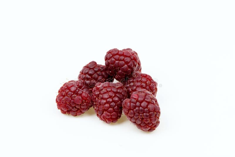 Stack of fresh raspberries stock photo. Image of organic - 69455384