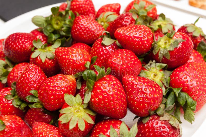 Stack of fresh strawberry stock photo. Image of berry - 72190322