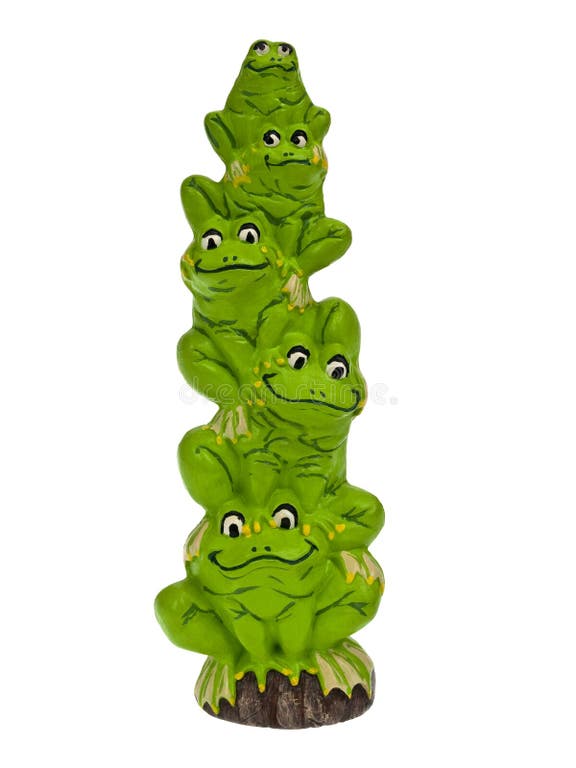 Stack of frogs stock photo. Image of happy, decorative - 11152588
