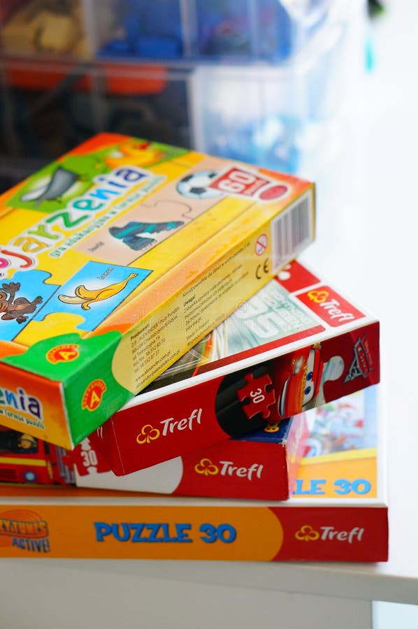 Stack of Trefl Brand Puzzles Including Disney Cars and Fireman Sam ...