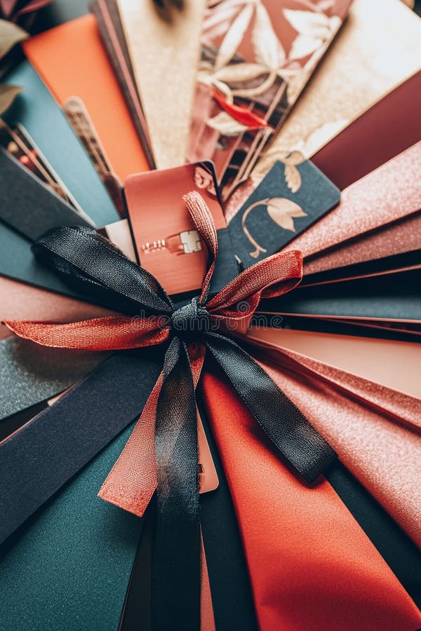 A Stack of Gift Cards Arranged in a Fan Promising Luxury and Indulgence ...