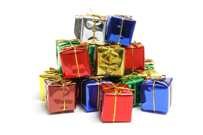 Stack of Gift Parcels stock image. Image of gifts, pile - 12145823