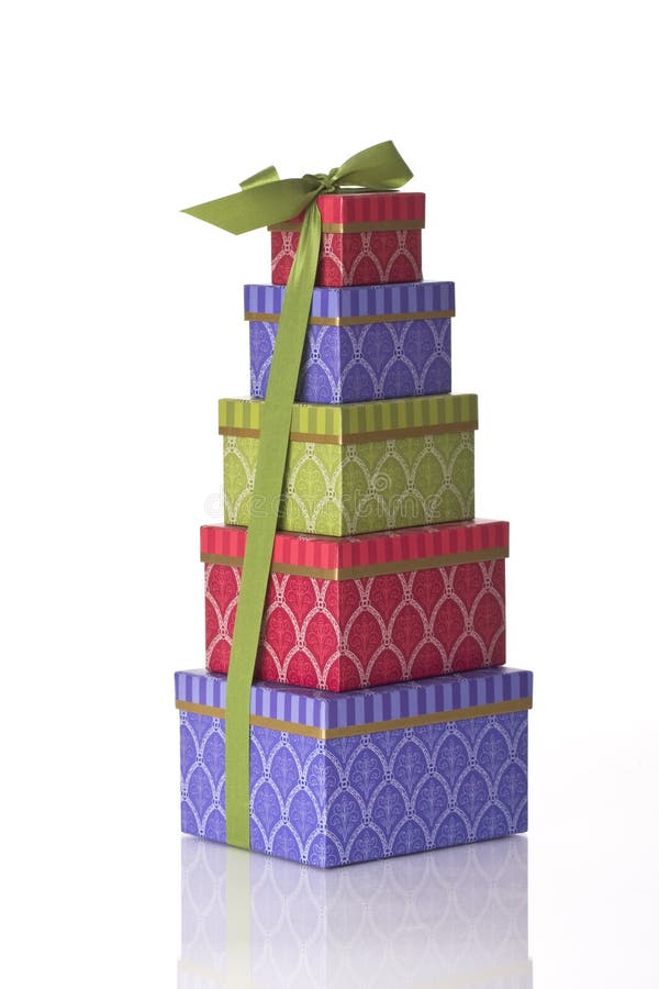 Stack of gifts stock photo. Image of yule, presents, celebration - 6375444