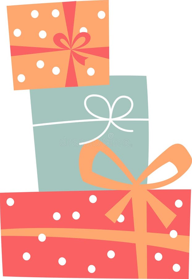 Stack of Gifts stock vector. Illustration of gift, stack - 297121922