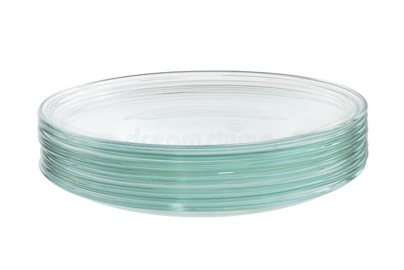 Stack of glass plates stock image. Image of flat, kitchen - 20060359