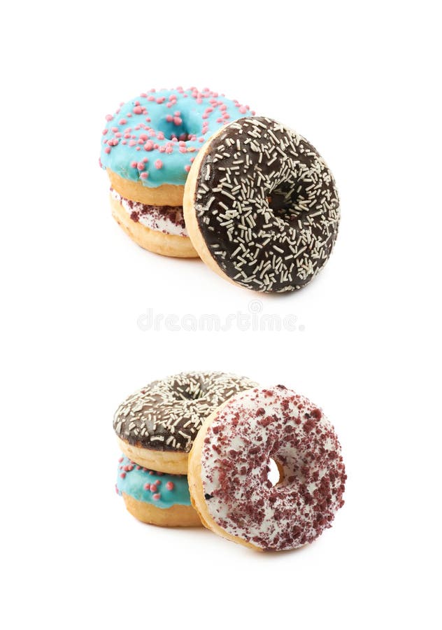 Stack of Glazed Donuts stock photo. Image of delicious - 12360148