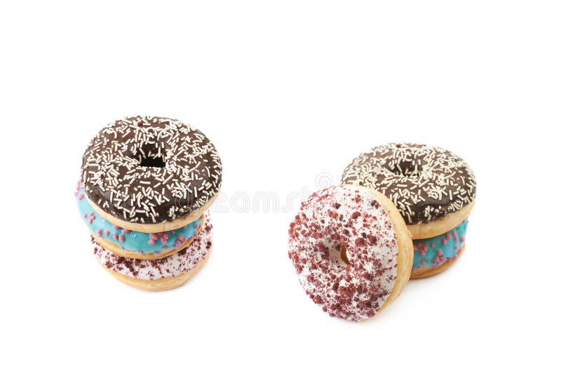 Stack of Glazed Donuts stock photo. Image of delicious - 12360148