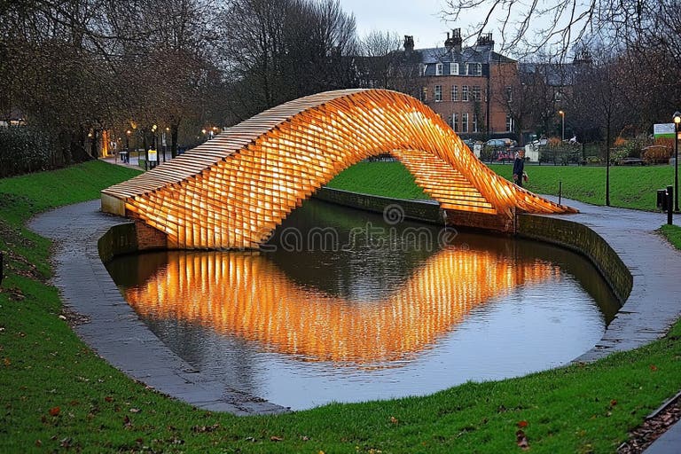 A Stack of Glowing Books Forming the Shape of a Tree Stock Illustration ...
