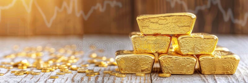 Stack of Gold Bars Atop Tools for Regulatory Compliance Indicators on ...