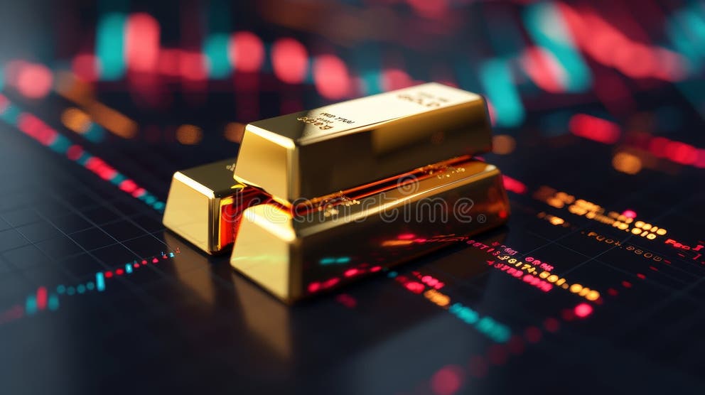 Stack of Gold Bars on Compliance Chart Tools for Tracking Regulatory ...