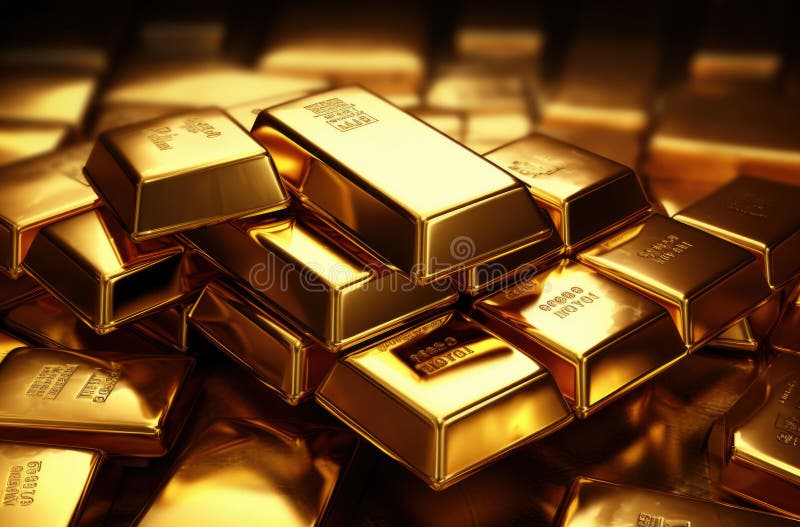 Stack of Gold Bars. Financial Concepts Stock Photo - Image of luxury ...