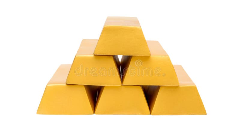Stack of gold bars stock photo. Image of banking, gold - 147269380