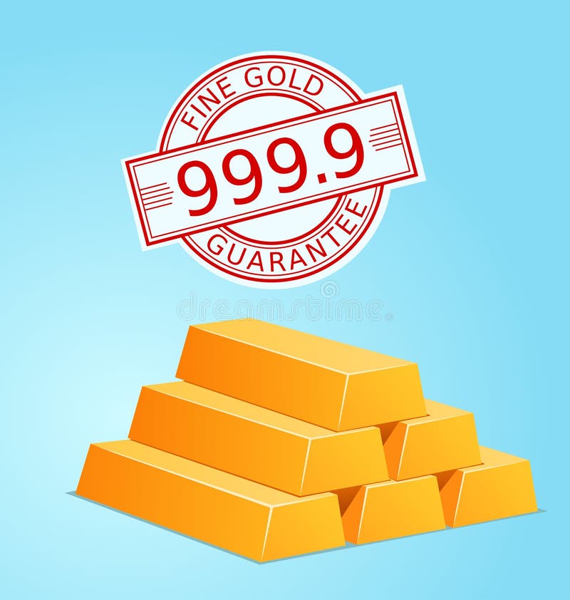 Stack of gold stock vector. Illustration of business - 59696195