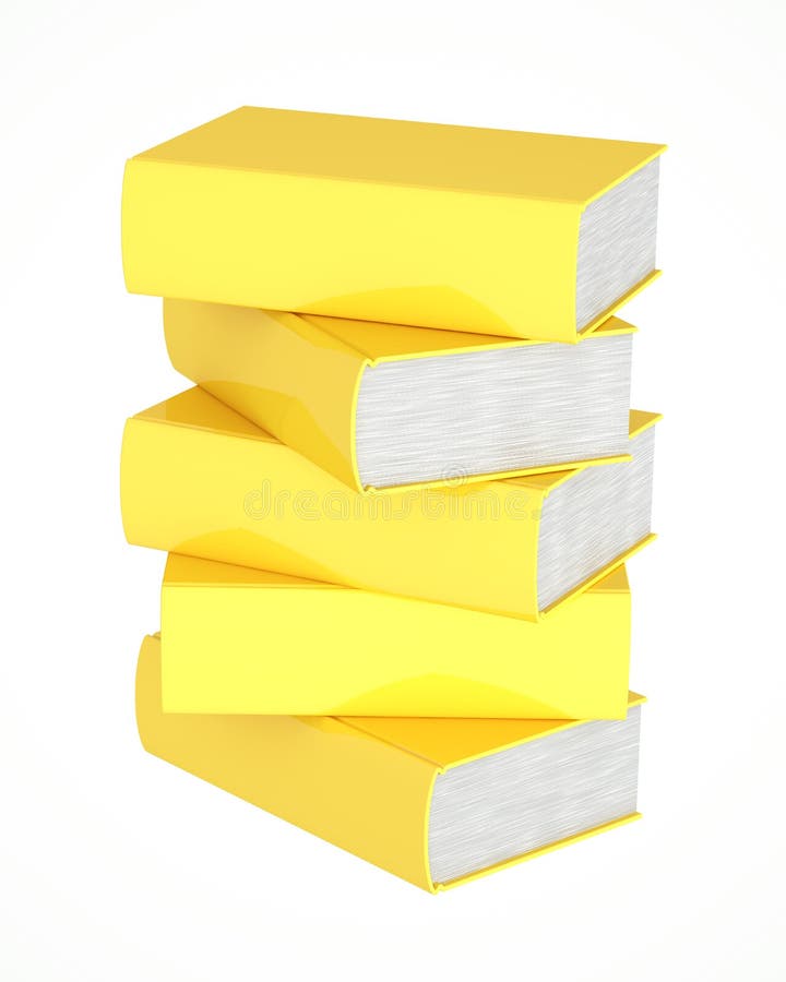 Stack of golden books stock illustration. Illustration of paper - 26584331