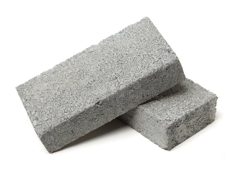 Stack of Gray Clay Bricks for Construction Stock Photo - Image of ...