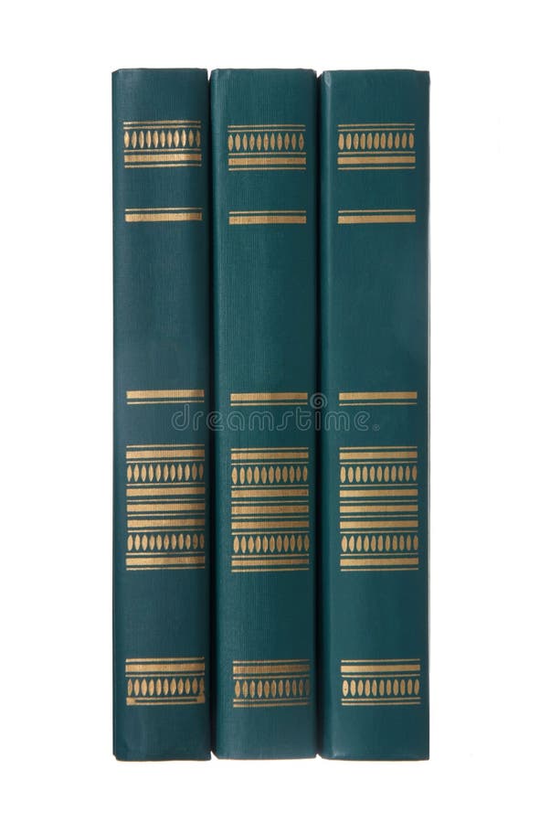 Stack of Green Books in Row Stock Photo - Image of brown, expertise ...