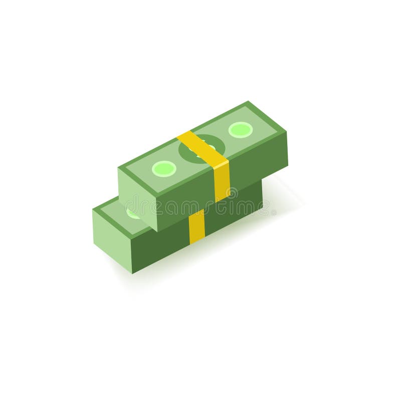Stack One Dollar Bank Notes Stock Illustrations – 303 Stack One Dollar ...