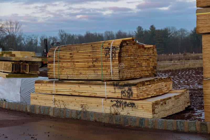 Stack of Group in New Construction Materials for Buildings Stock Image ...