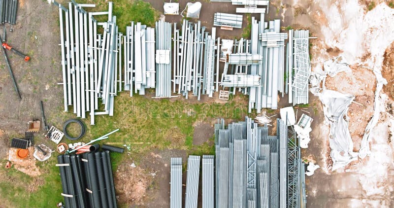 Stack of Group in New Construction Materials for Buildings Stock ...