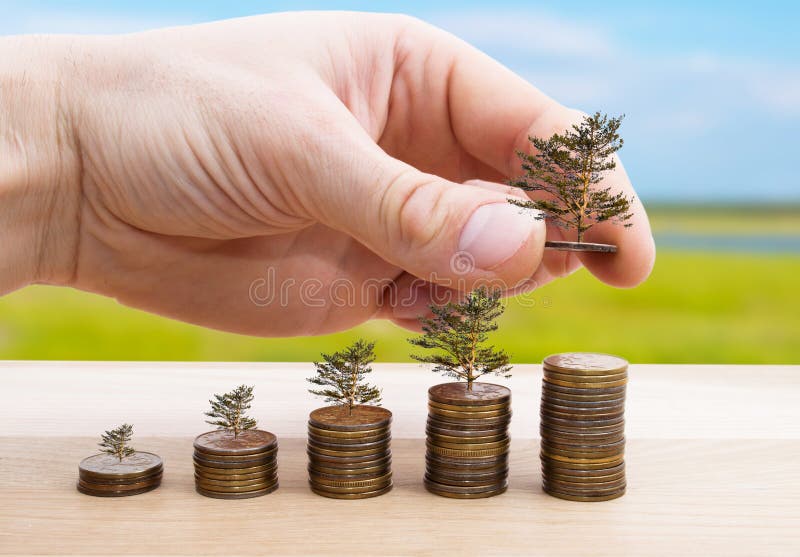 Stack growing business stock image. Image of economy - 84484581