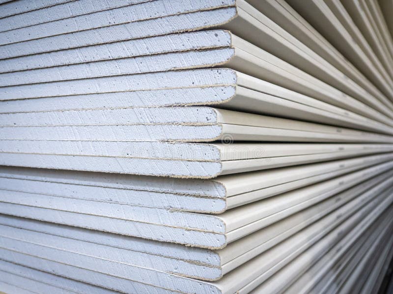 The stack of gypsum stock image. Image of line, sheetrock - 31697095