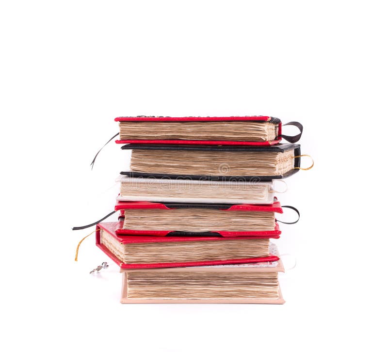 Stack of Handmade Notebooks. Stock Image - Image of aged, note: 43396679