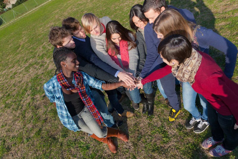 Stack of Hands stock image. Image of confidence, happiness - 17957455