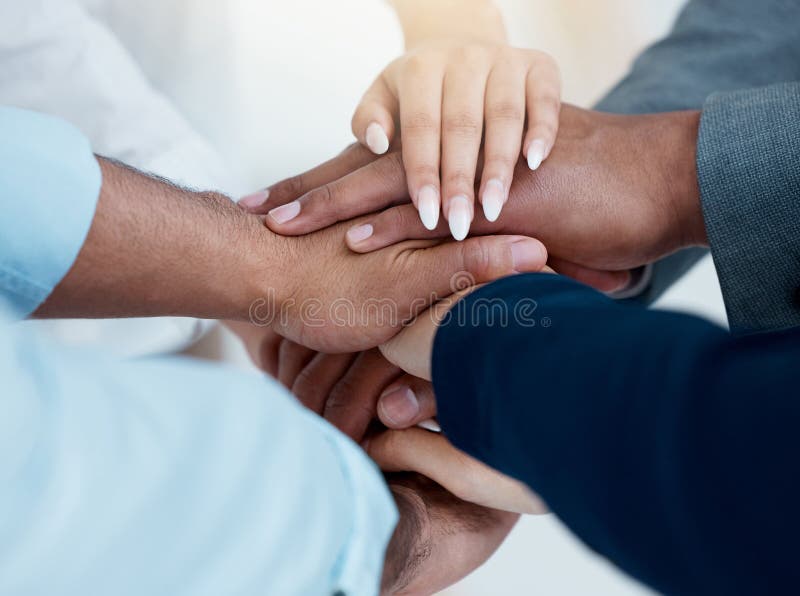 Stack, Hands and Business People with Teamwork, Diversity and Trust ...