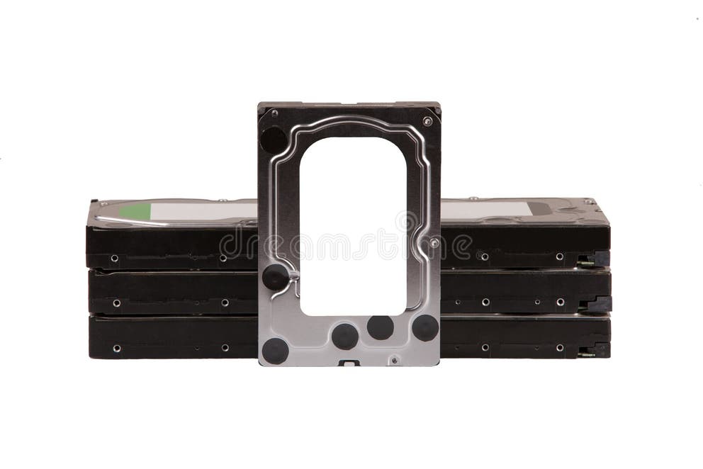 Stack of hard drives stock photo. Image of industry, memory - 45088580