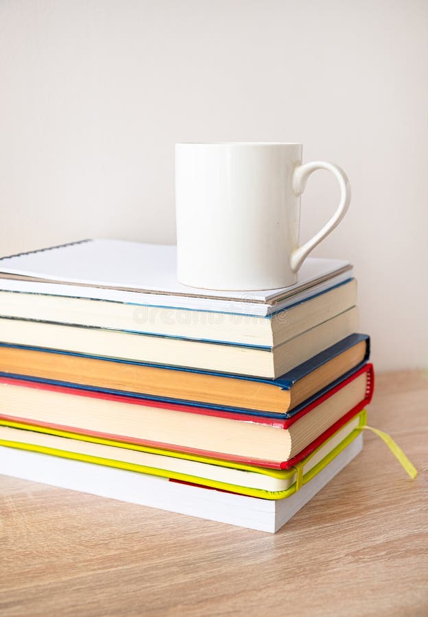 A Stack of Hardcover Books. Stock Image - Image of book, hardcover ...