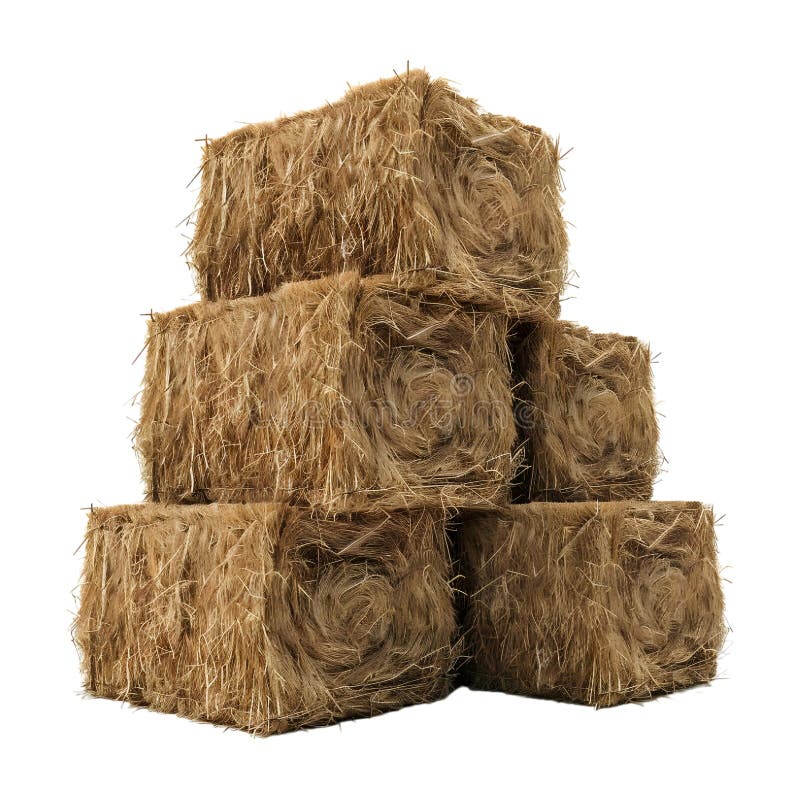 Stack of Hay on Transparent Background - Ai Generated Stock ...