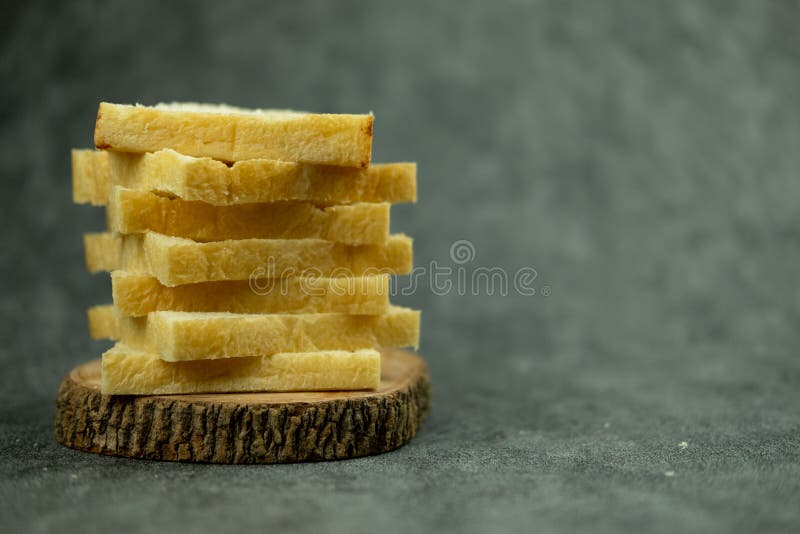 Stack of Healthy Sliced Bread Stock Image - Image of indoors, homemade ...